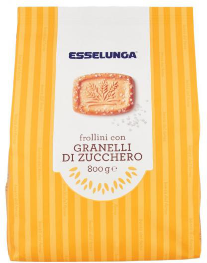 Test e Recensione ESSELUNGA FROLLINI CON GRANELLI DI ZUCCHERO ...
