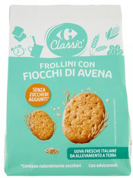 Test e Recensione CARREFOUR CLASSIC FROLLINI CON FIOCCHI DI AVENA SENZA ...