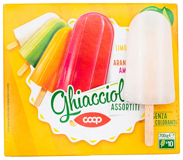 Test e Recensione COOP GHIACCIOLI ASSORTITI (LIMONE) | Altroconsumo